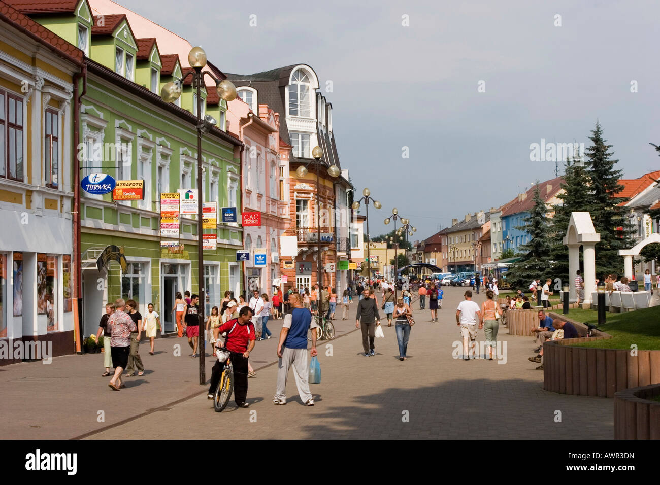 Town of Poprad, High Tatra, Slovakia Stock Photo - Alamy