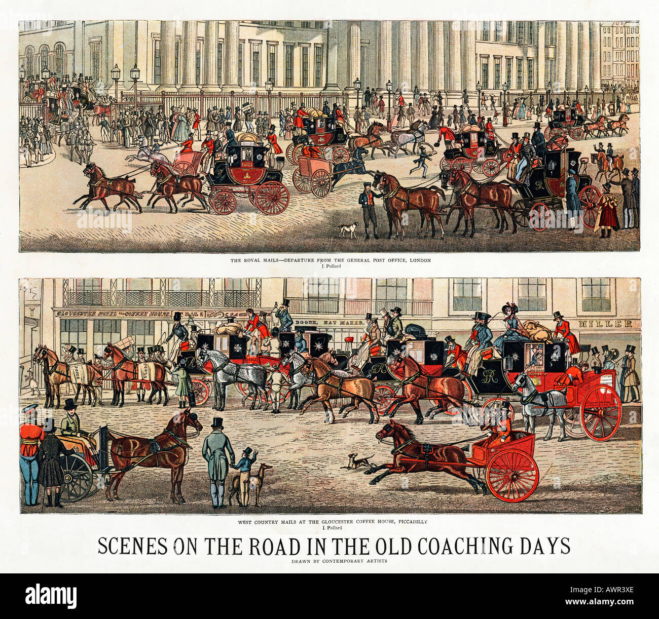 Old victorian coach and horse hi-res stock photography and images - Alamy