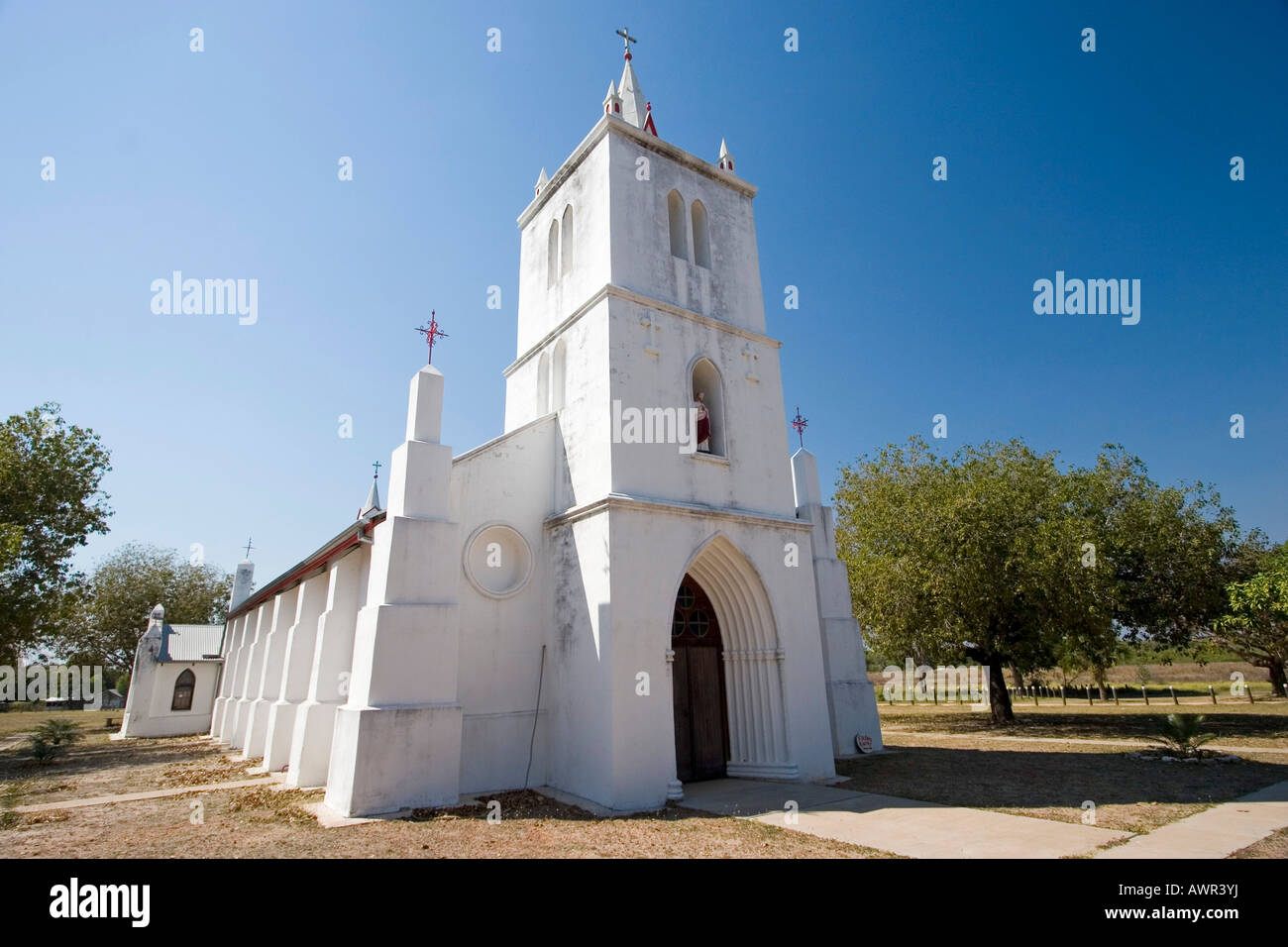 Church in Beagle Bay, Aborigines Community, Dampier Peninsula, Western ...