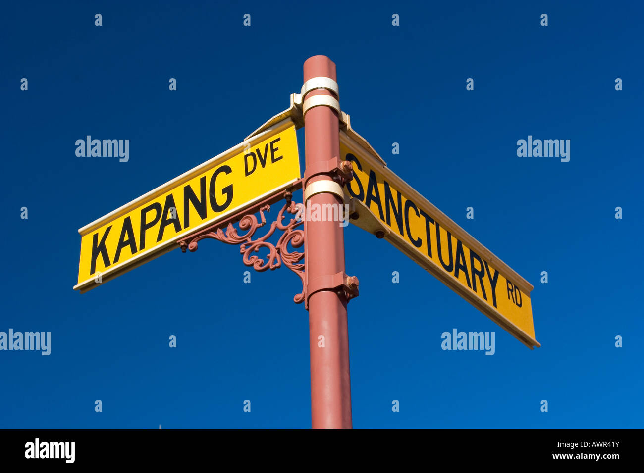 Street signs, Broome, Western Australia, WA, Australia Stock Photo - Alamy
