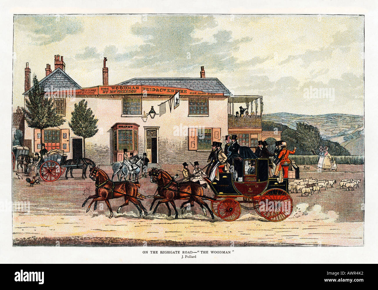 19th century horse drawn stagecoach hi-res stock photography and images ...