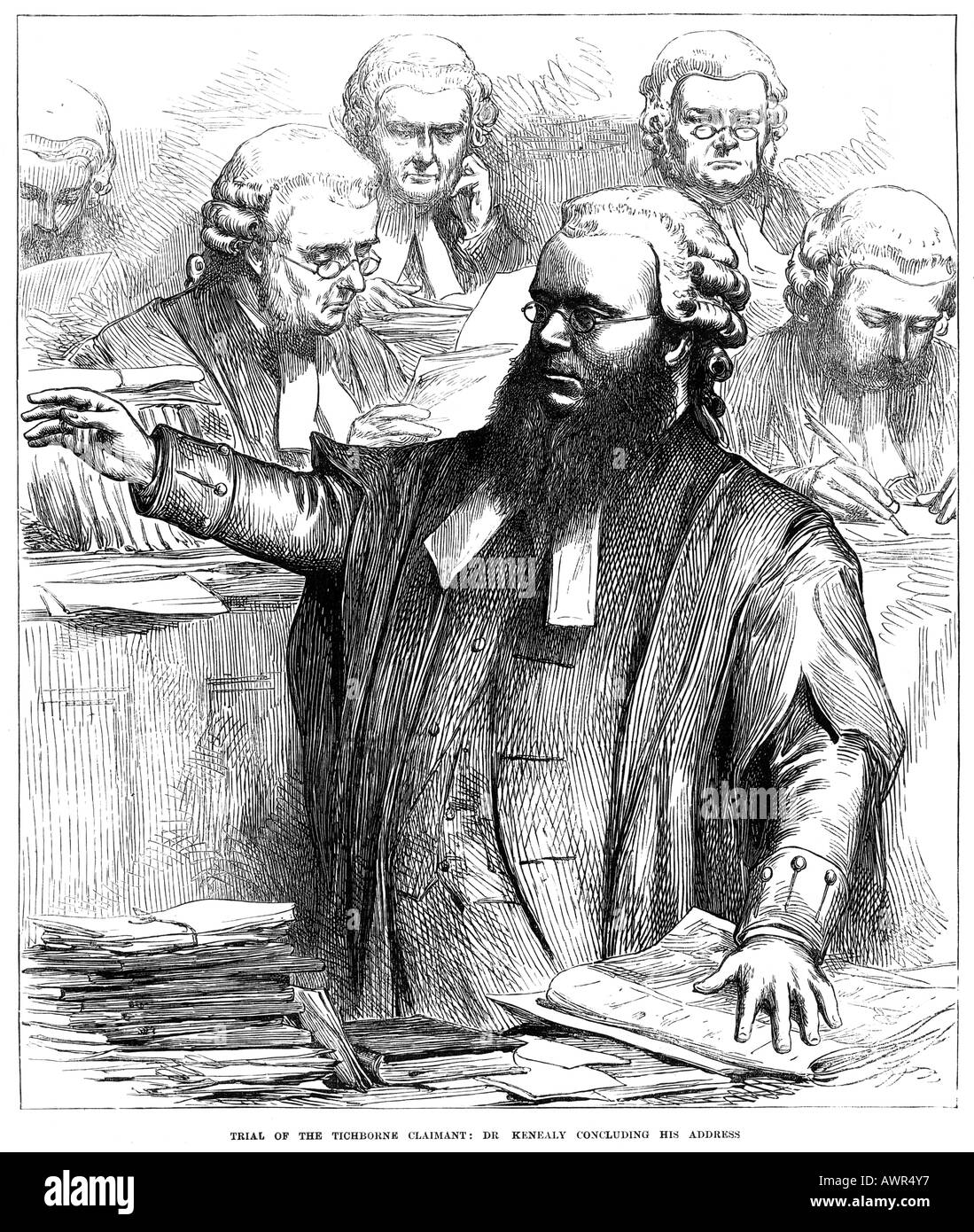 Dr Kenealy at the Tichborne Trial 1873 The council for the prosecution ...