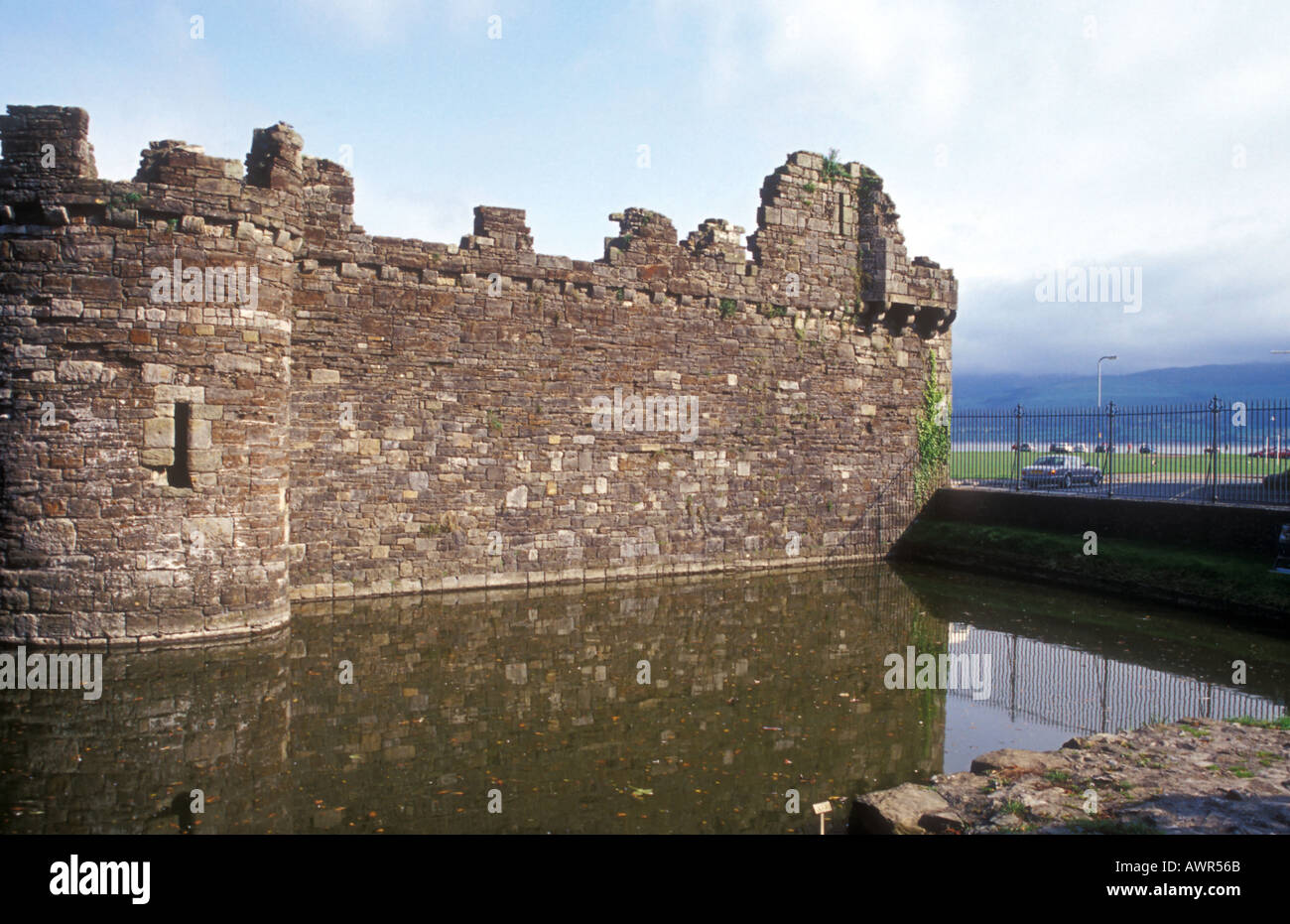 Beaumaris Castle, Wales. The last castle built to contain the Welsh ...