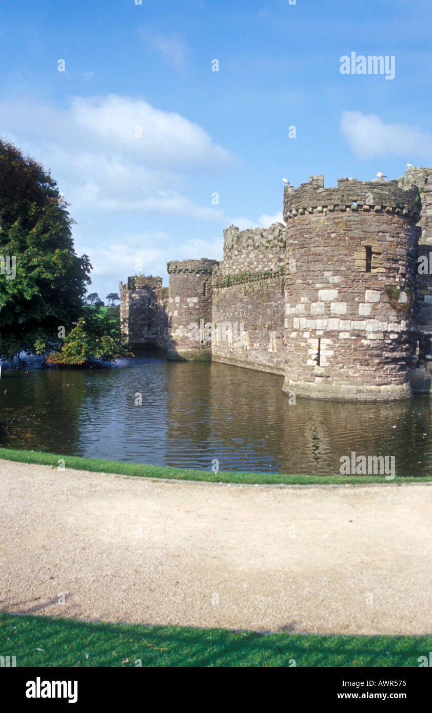 Beaumaris Castle, Wales. The last castle built to contain the Welsh ...