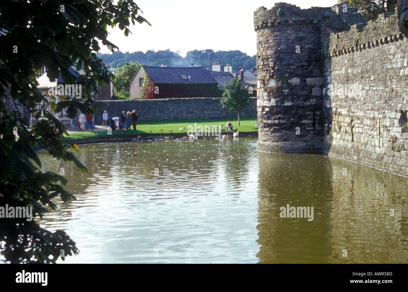 Beaumaris Castle, Wales. The last castle built to contain the Welsh ...
