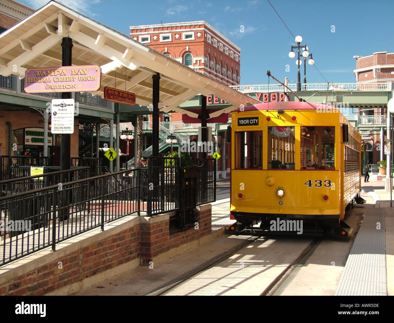 Ybor city tampa streetcar hi-res stock photography and images - Alamy