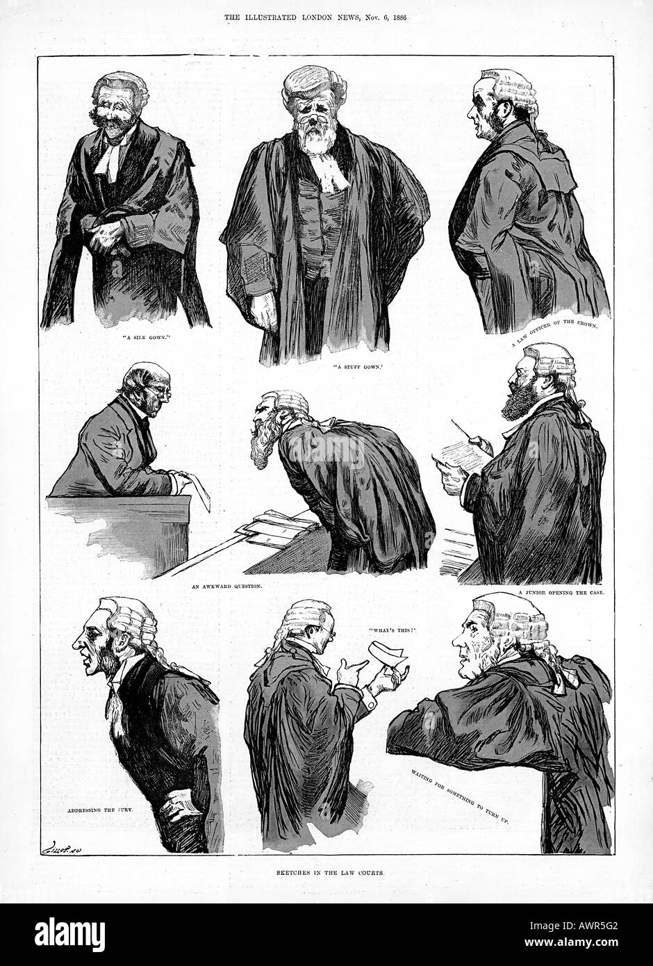 Barrister cartoon Black and White Stock Photos & Images - Alamy