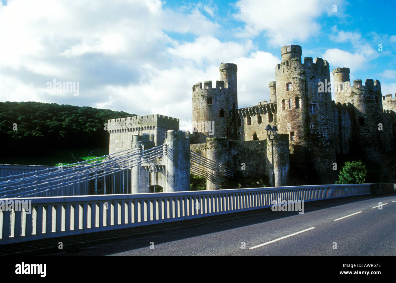 Conwy Castle also known as Conway Castle in Wales Stock Photo - Alamy