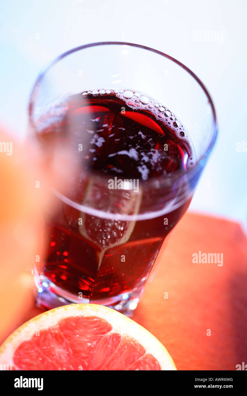 Glass of grape juice Stock Photo - Alamy
