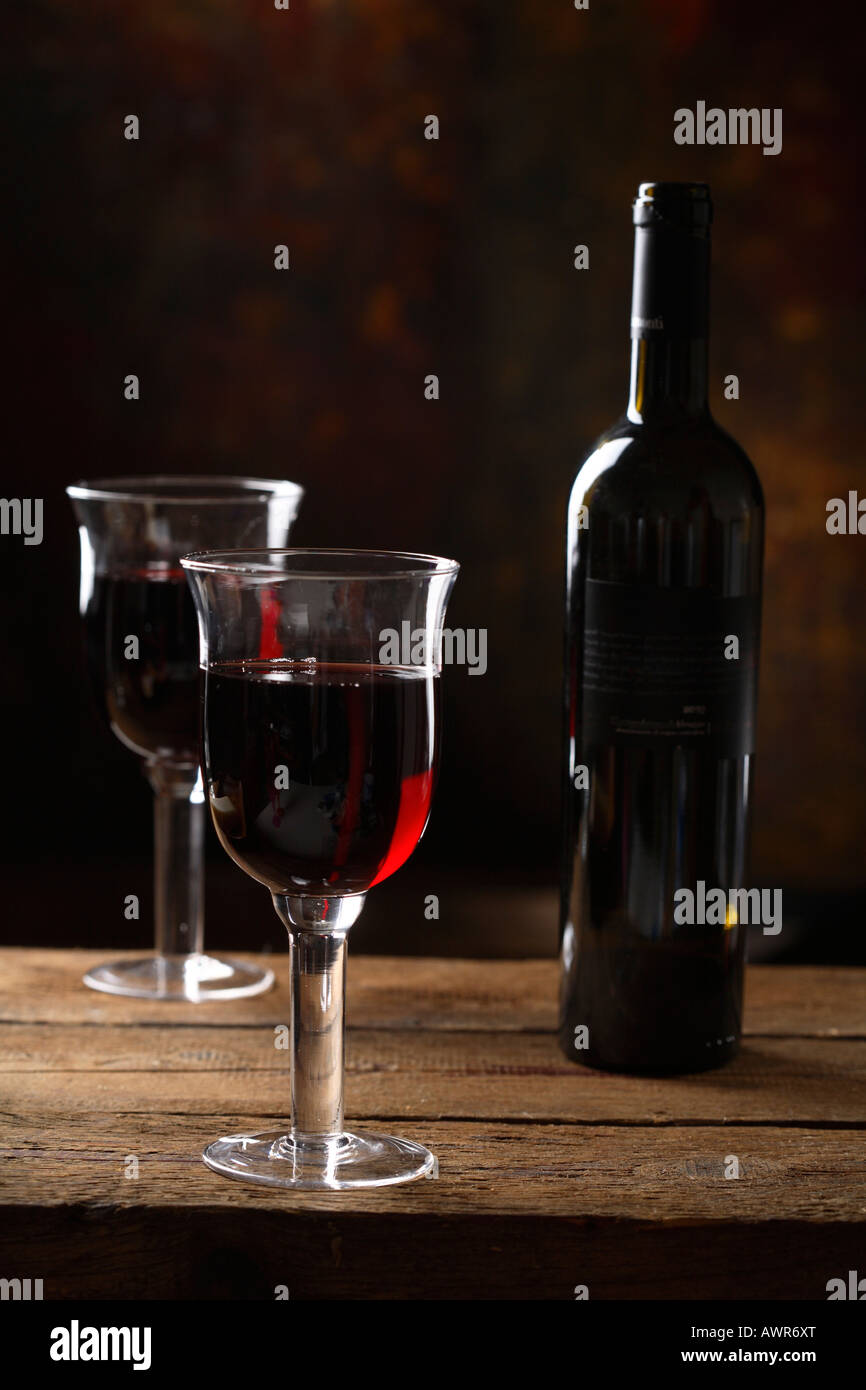 Still life with red wine Stock Photo - Alamy