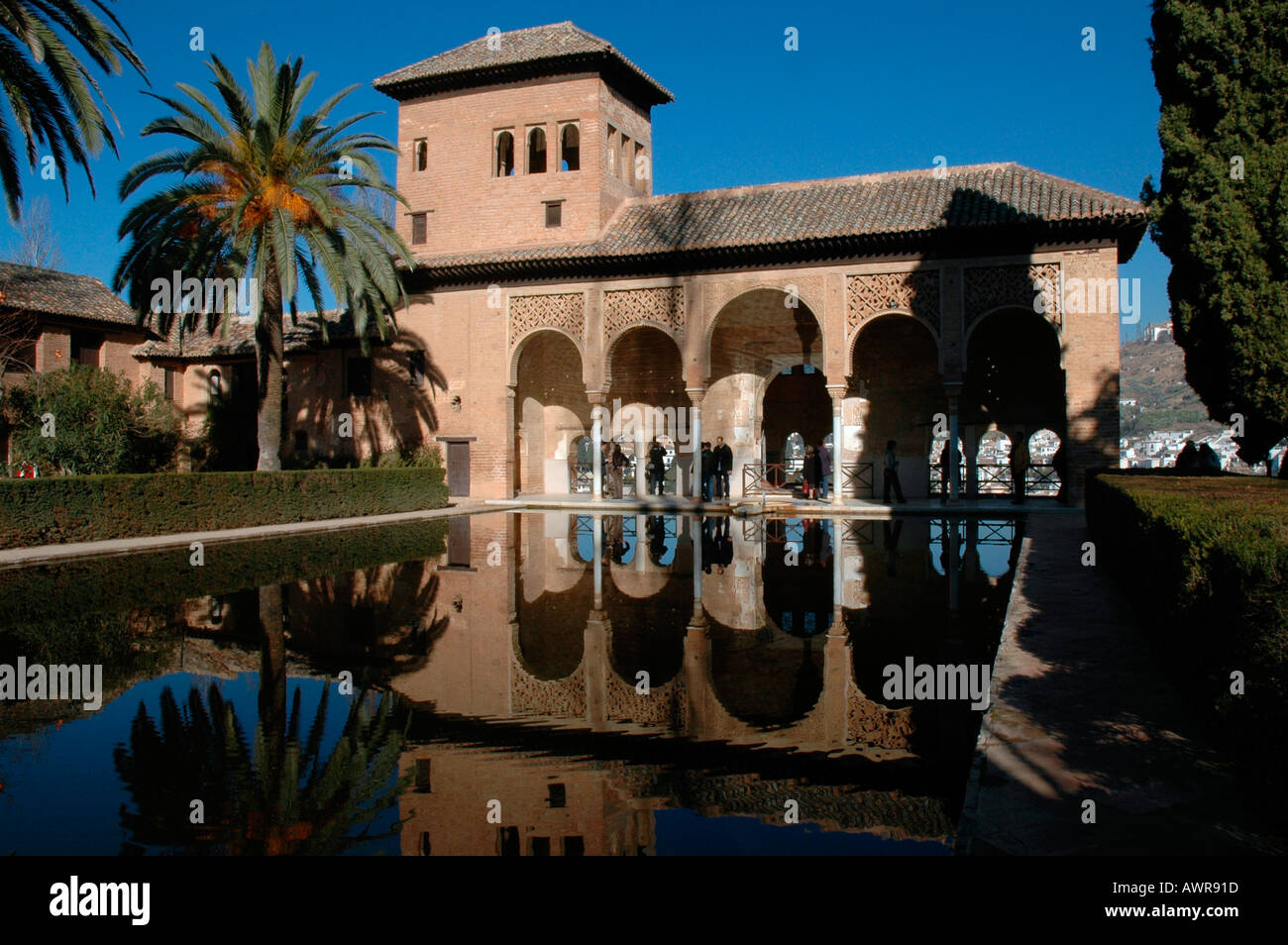 Nasrid palace in the Alhambra Granada Spain Nasrid Stock Photo - Alamy