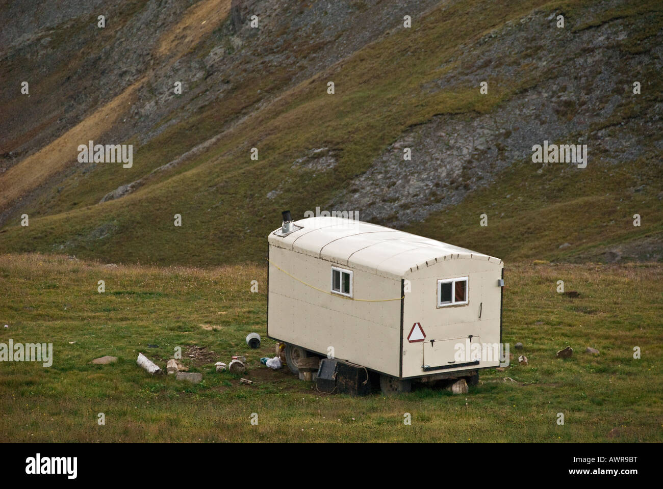 Sheepherder s trailer below Engineer Pass, Alpine Loop Scenic Byway ...