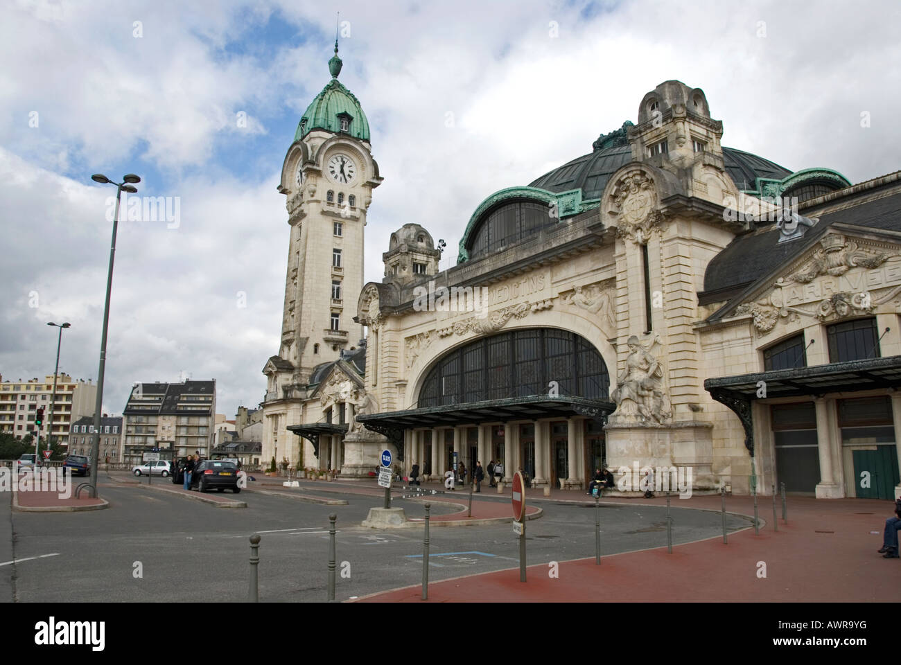 Stock photo the Limoges railways station in Limoges France This is a landmark of the city of ...
