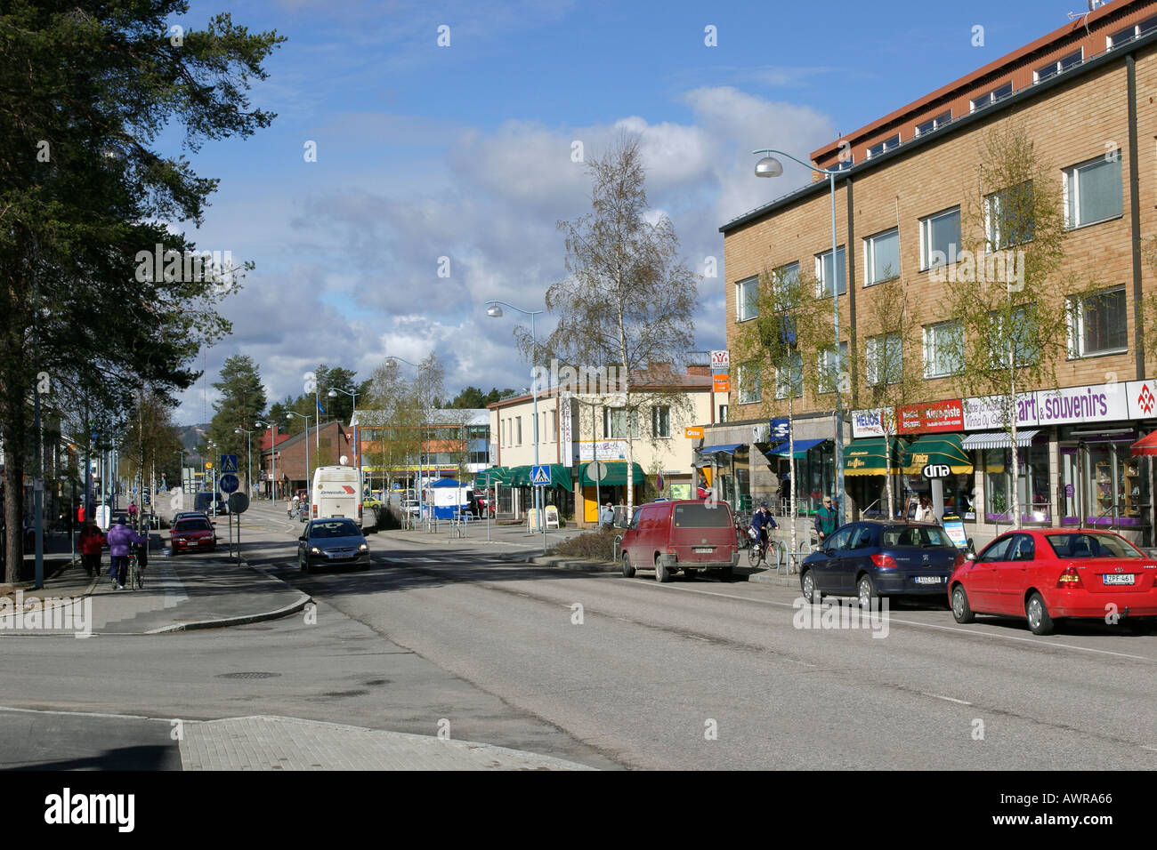 Buildings on main road hi-res stock photography and images - Alamy