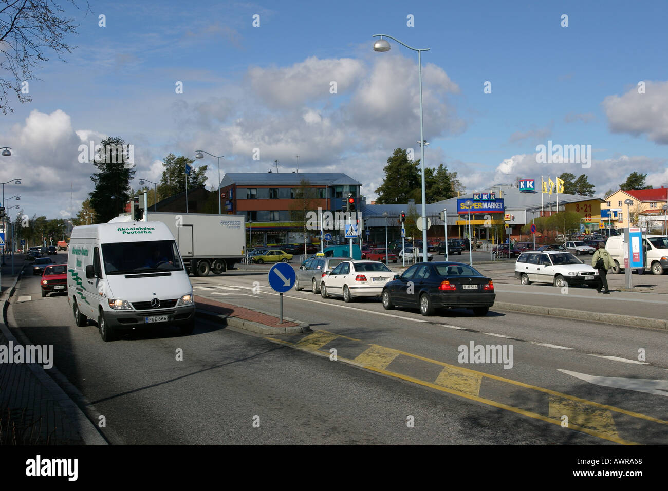 Buildings on main road hi-res stock photography and images - Alamy