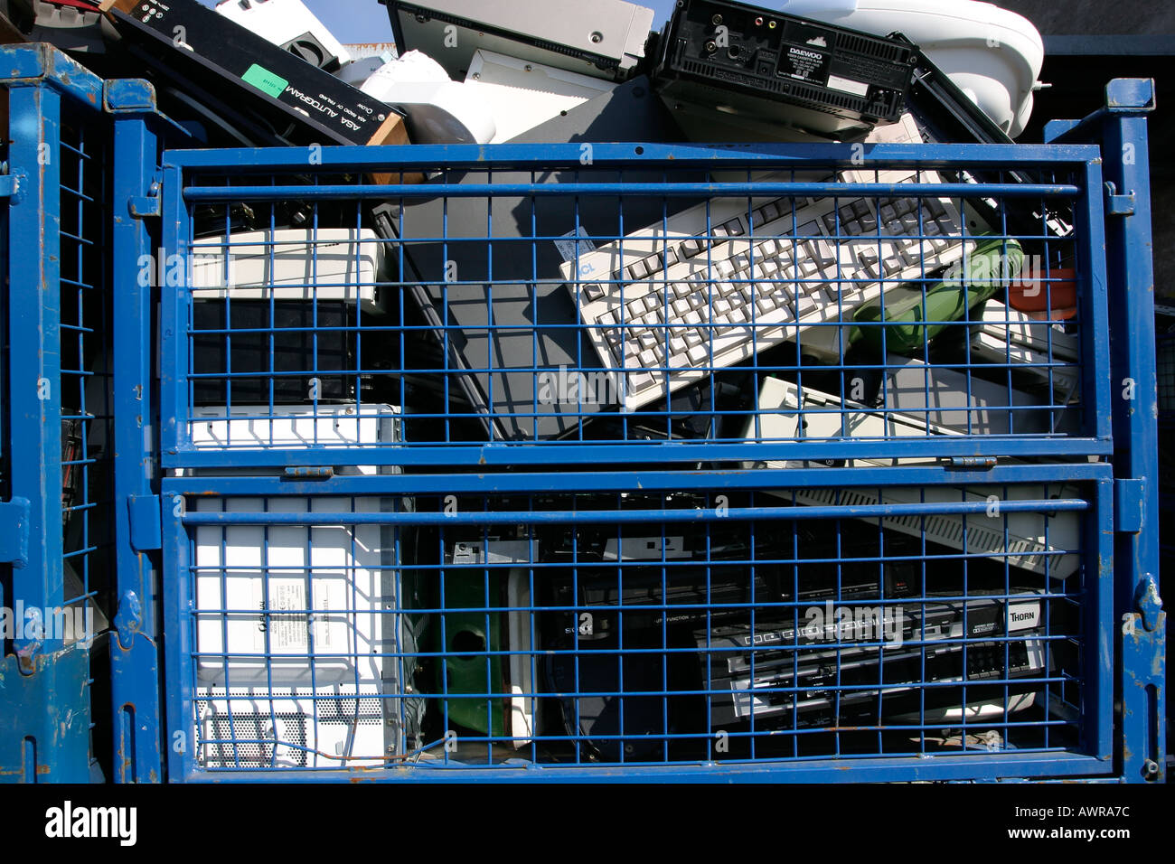 recycling old electronics devices Stock Photo - Alamy