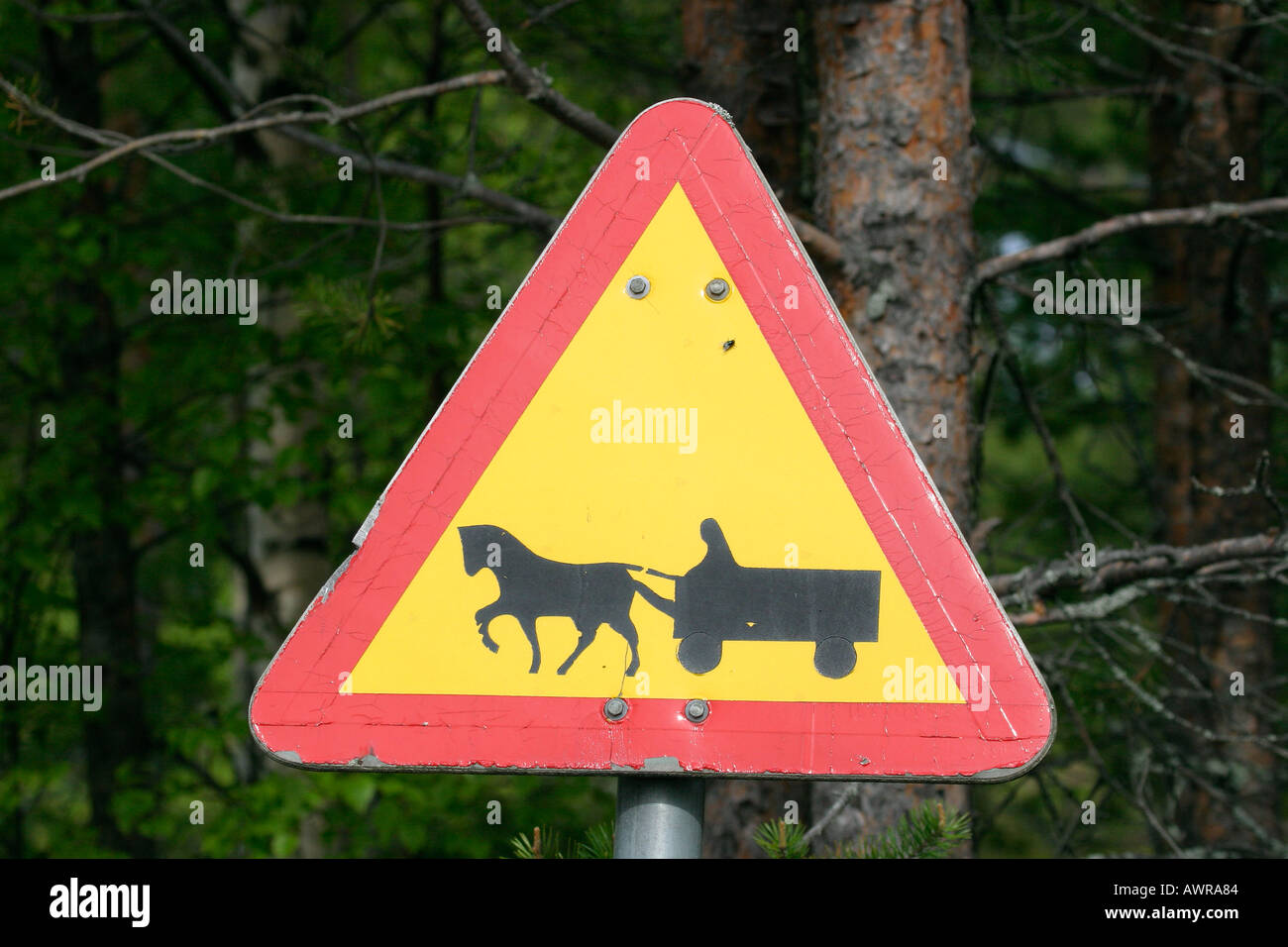 old traffic sign Stock Photo - Alamy