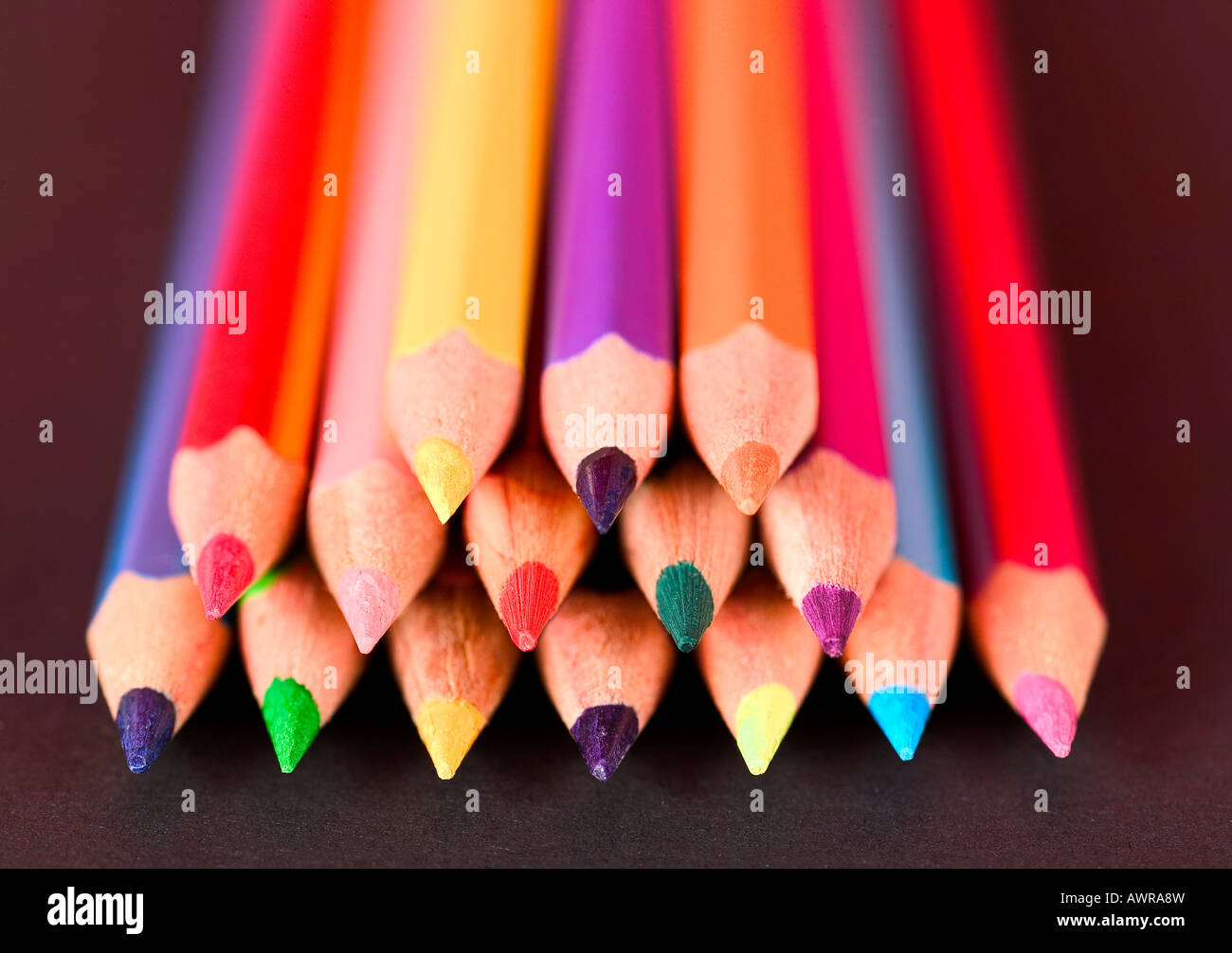 pen pencil color pile stack colorful school wood paint artistic artwork ...