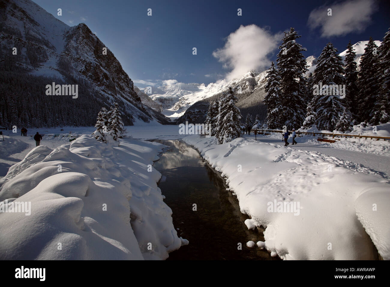 Open water in winter Stock Photo - Alamy