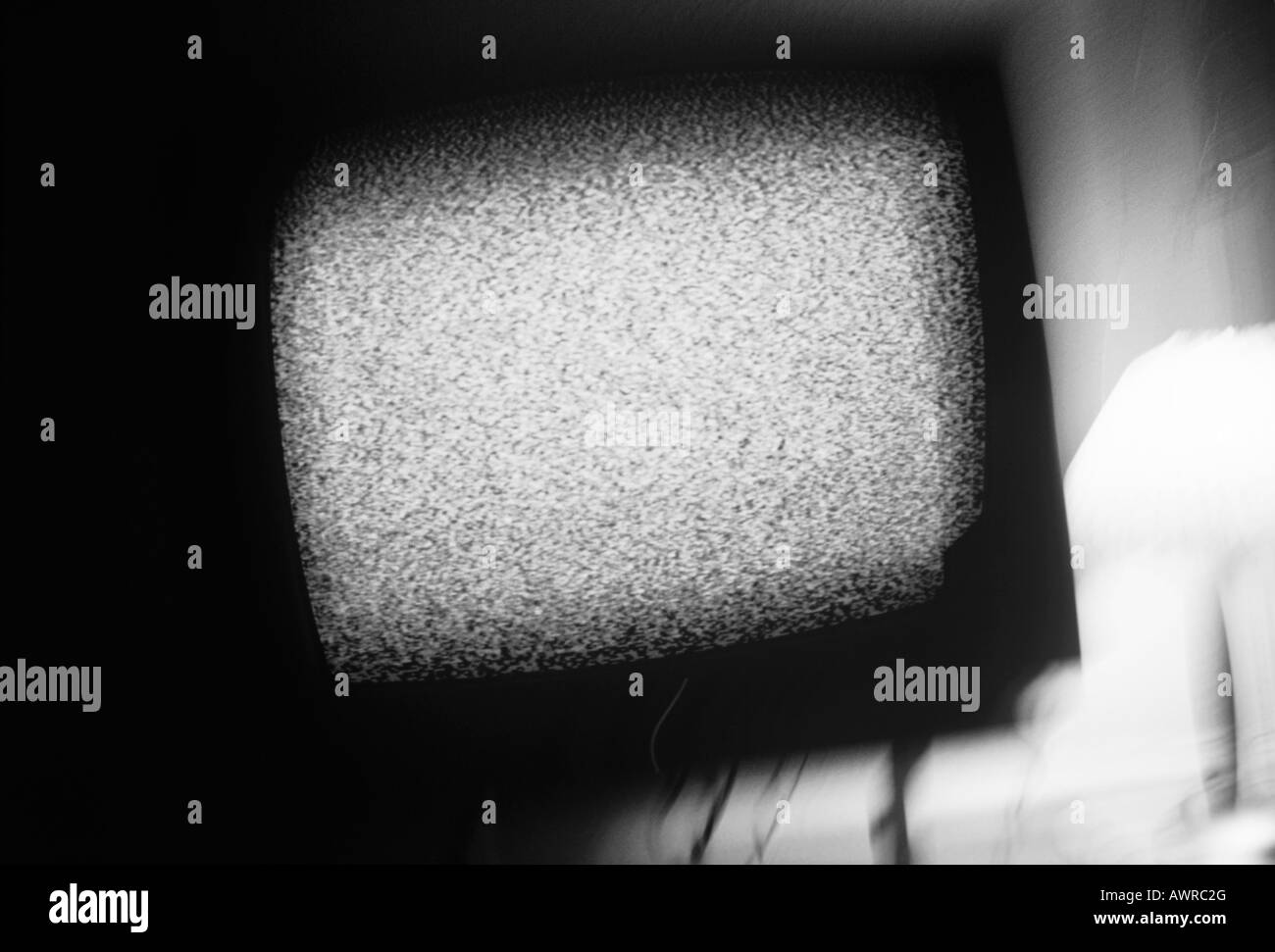 Tv static Black and White Stock Photos & Images - Alamy