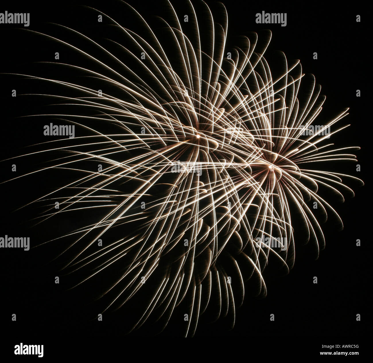 Fireworks Display on Bonfire Night Stock Photo - Alamy