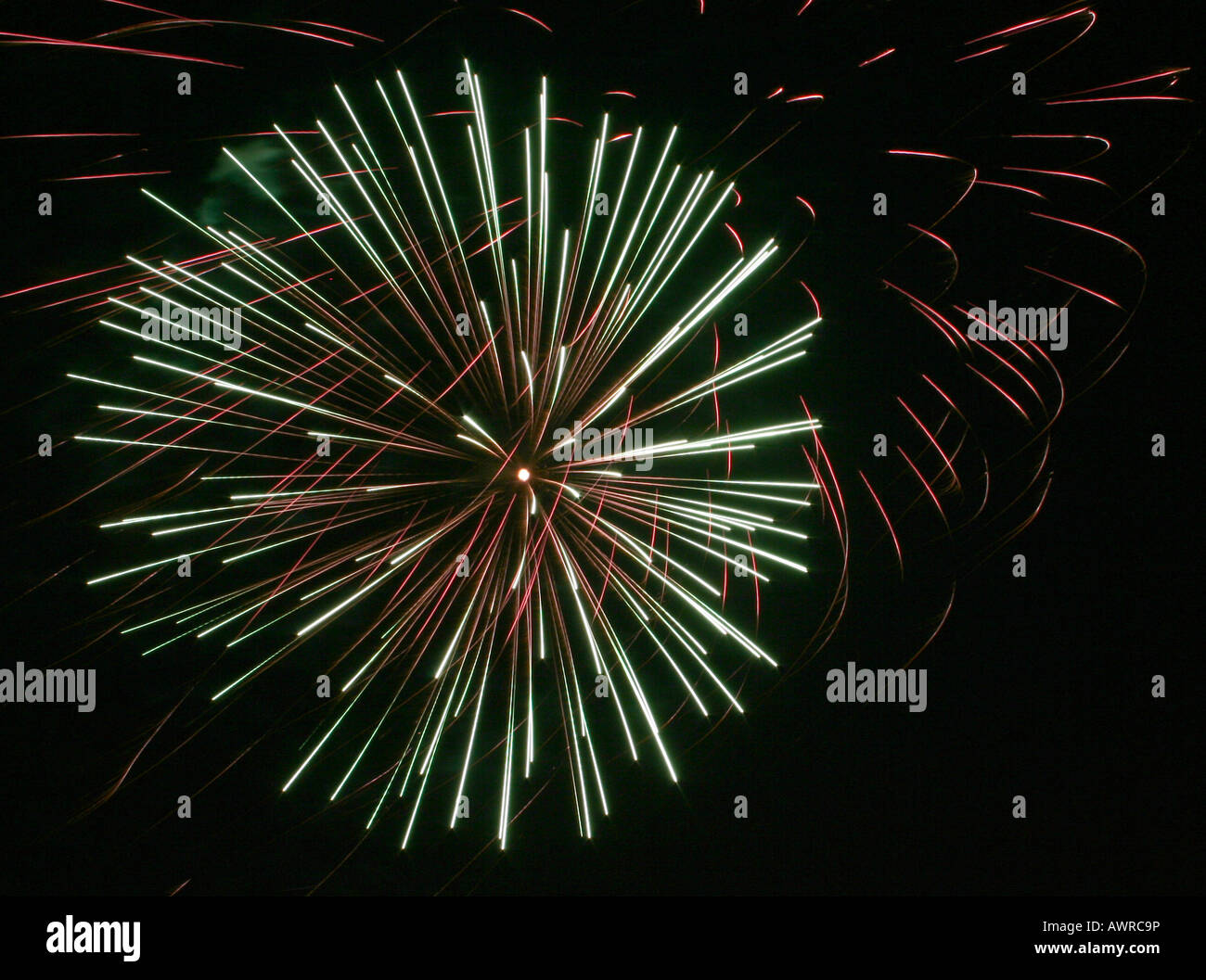 Fireworks Display on Bonfire Night Stock Photo - Alamy