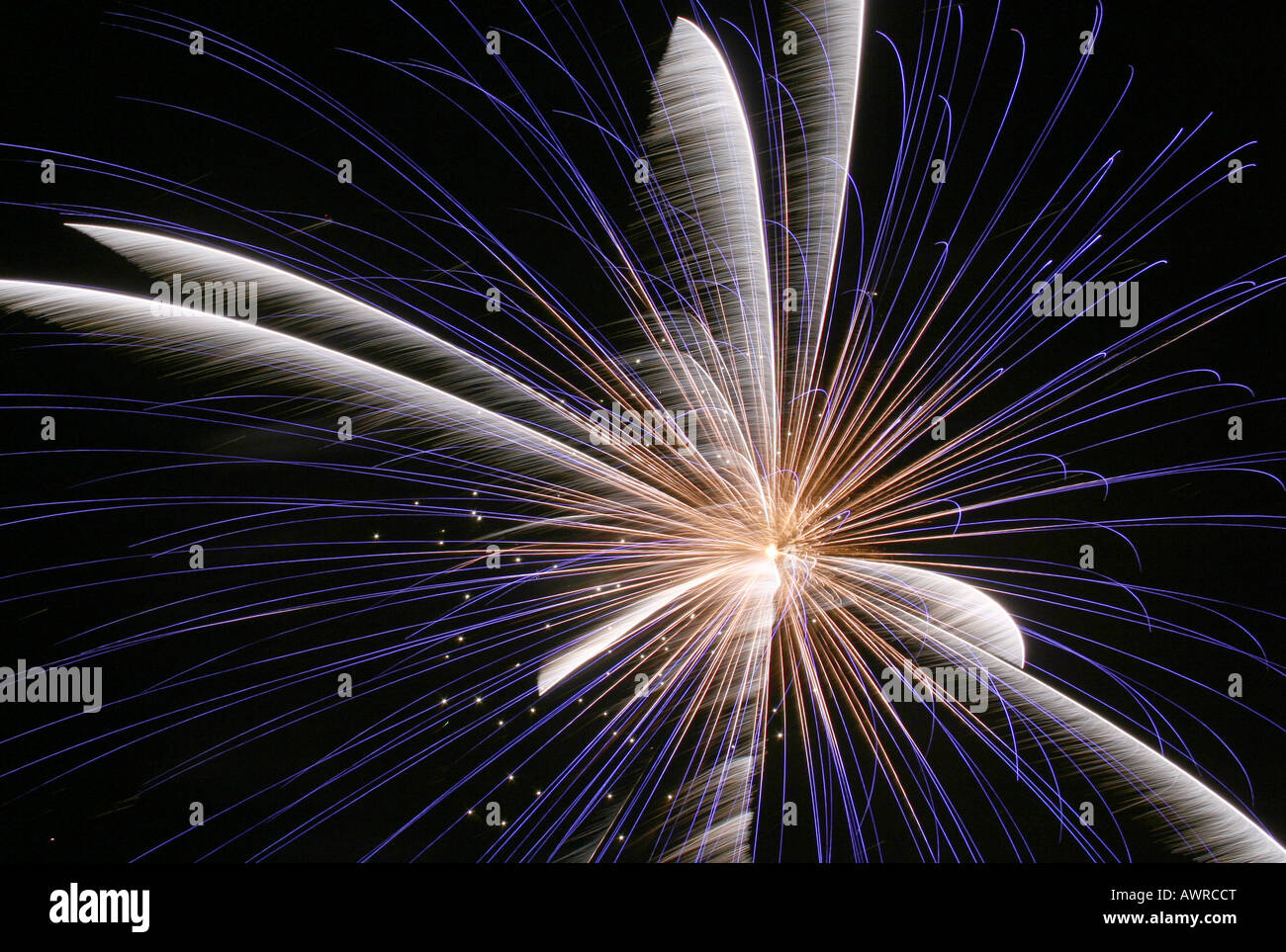 Fireworks Display on Bonfire Night Stock Photo - Alamy