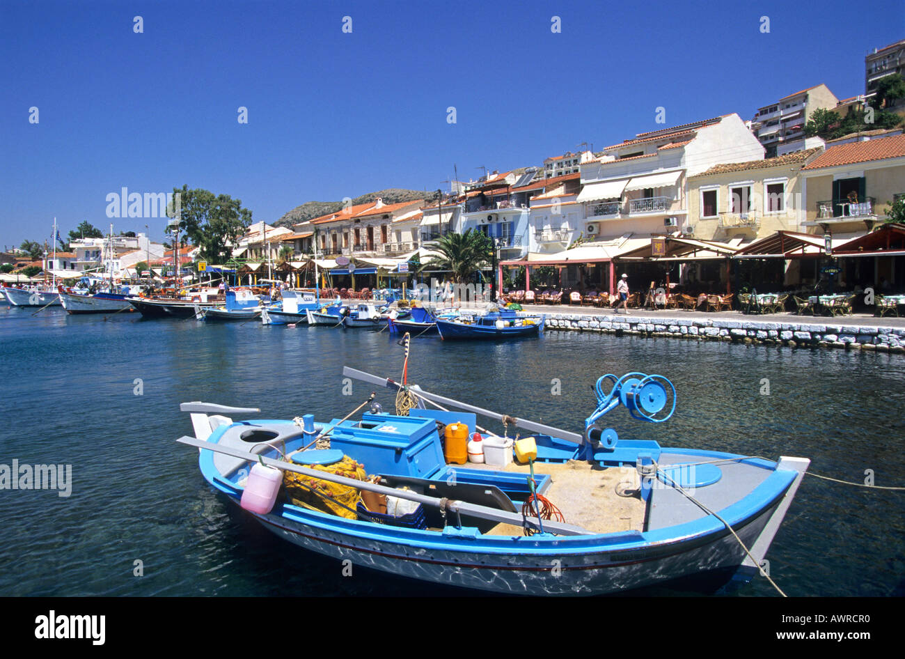 greece northern aegean islands samos the resort of pythagorion Stock ...