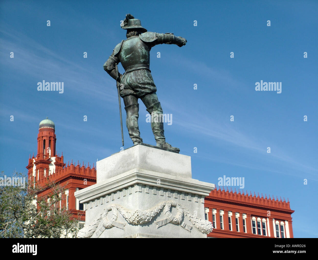 Ponce de leon florida statues hi-res stock photography and images - Alamy