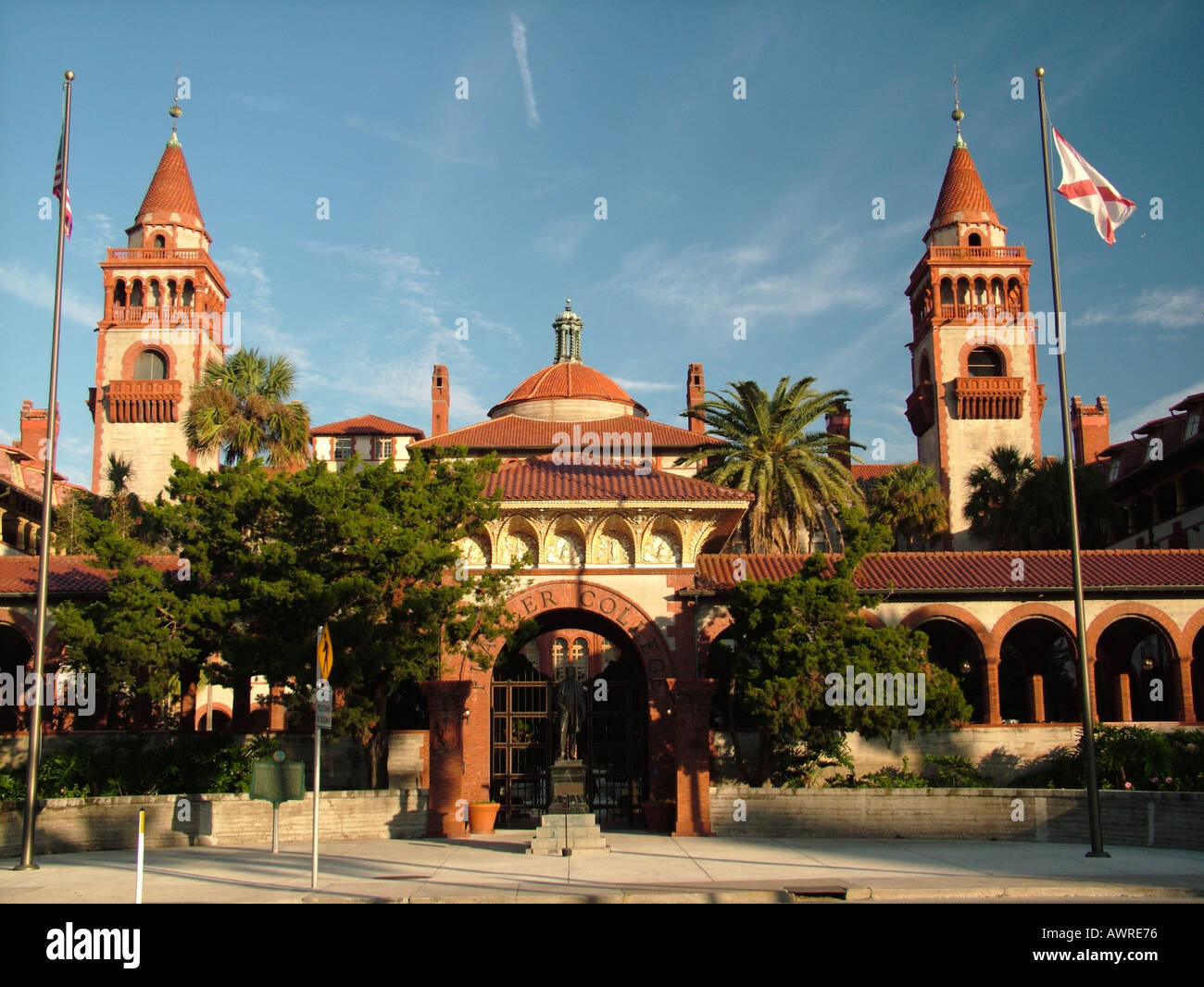 Florida st augustine flagler college former ponce de leon hi-res stock ...