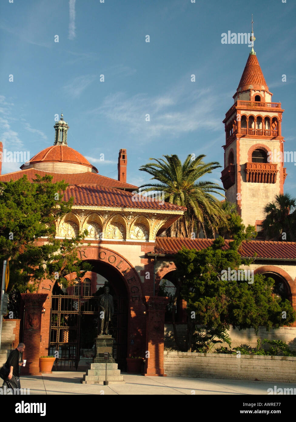 Florida st augustine flagler college former ponce de leon hi-res stock ...