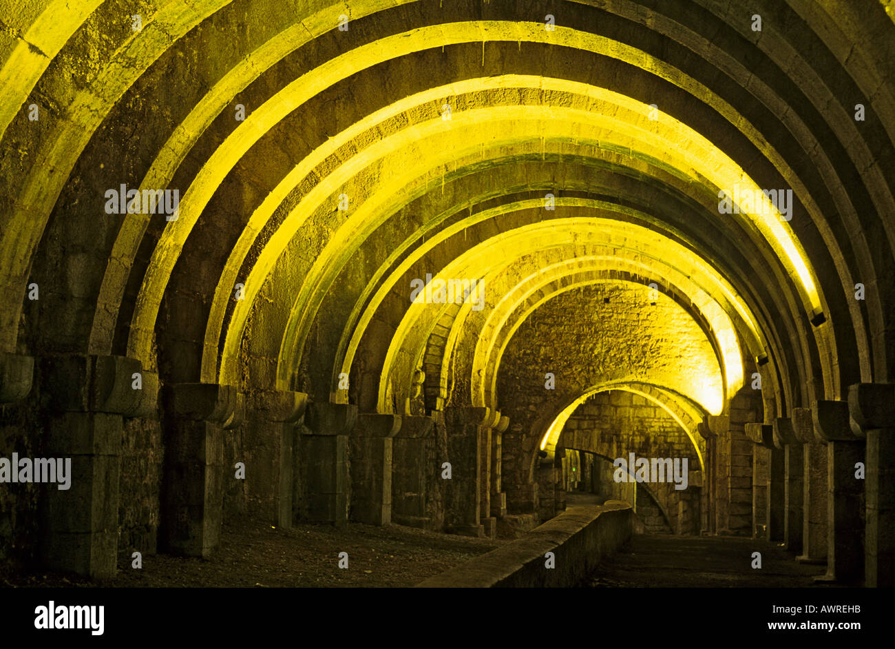 Salt mine of Salin-Les-Bains - Jura - France Stock Photo - Alamy