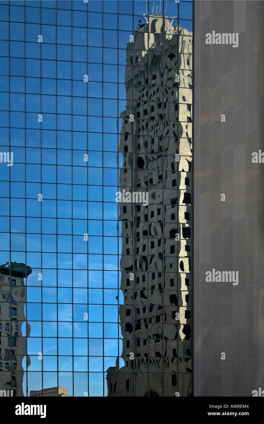 Glass building downtown city Ohio USA Stock Photo - Alamy