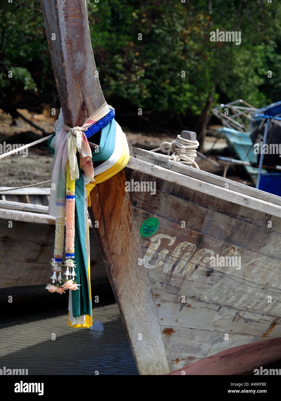 Krabi fishing boat Stock Photo - Alamy