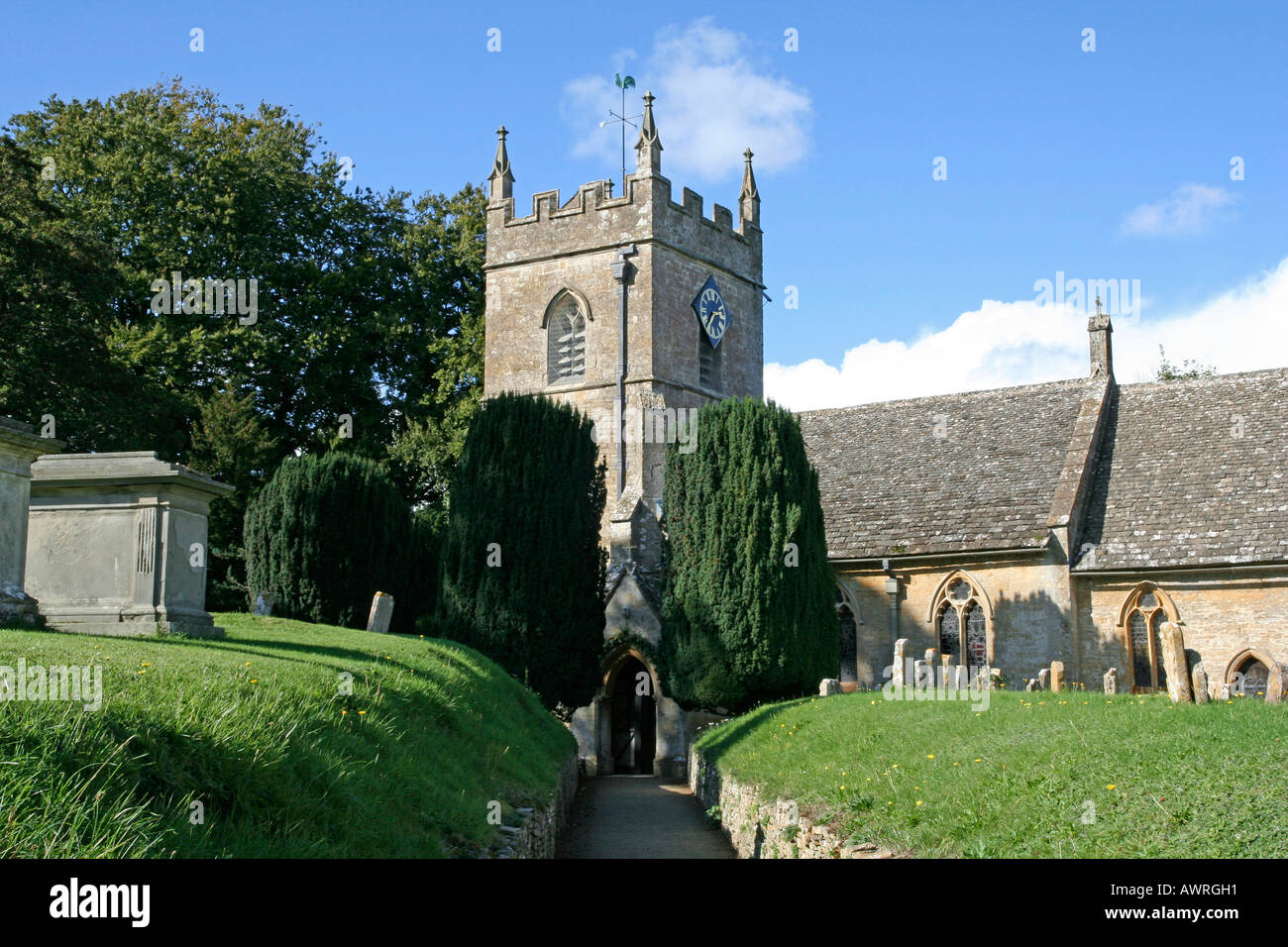 Upper slaughter church uk hi-res stock photography and images - Alamy
