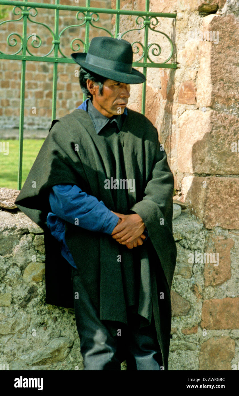Portrait of Aymara Indian Man, Cochabamba, Bolivia Stock Photo - Alamy