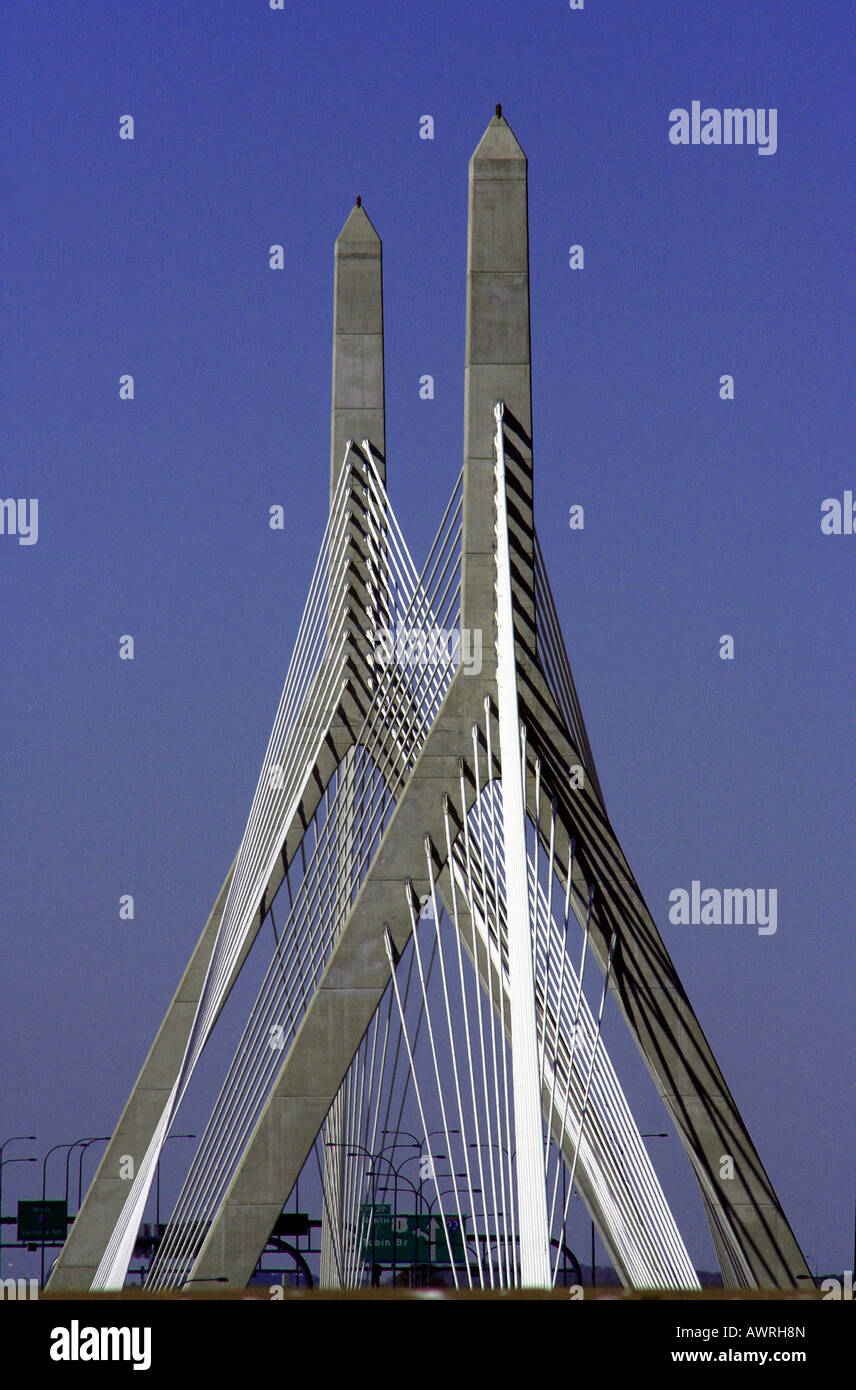 The Zakim Bridge a distinctive Boston icon Stock Photo - Alamy