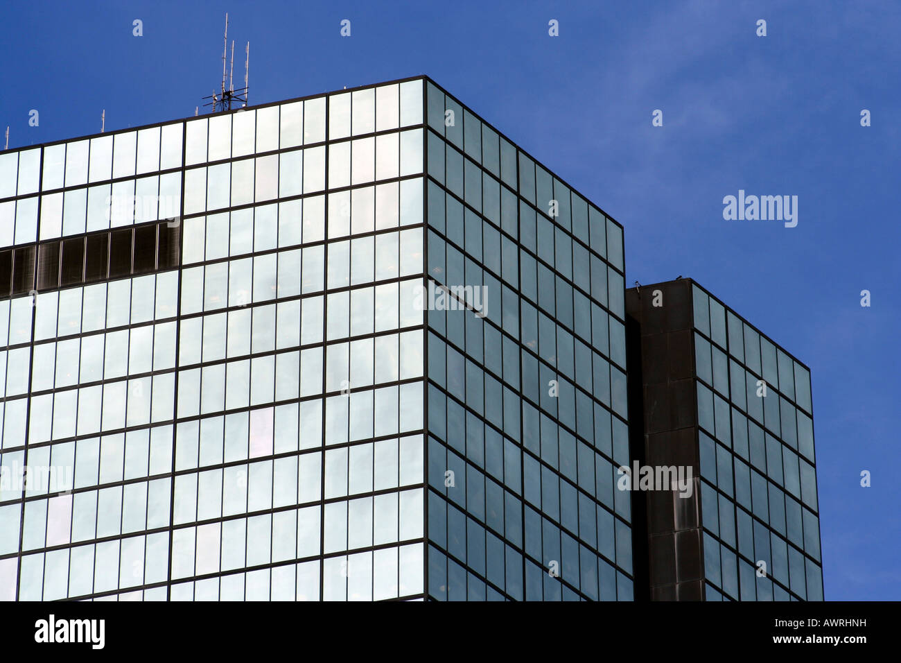 The John Hancock Tower in Boston, Massachusetts, the tallest building ...