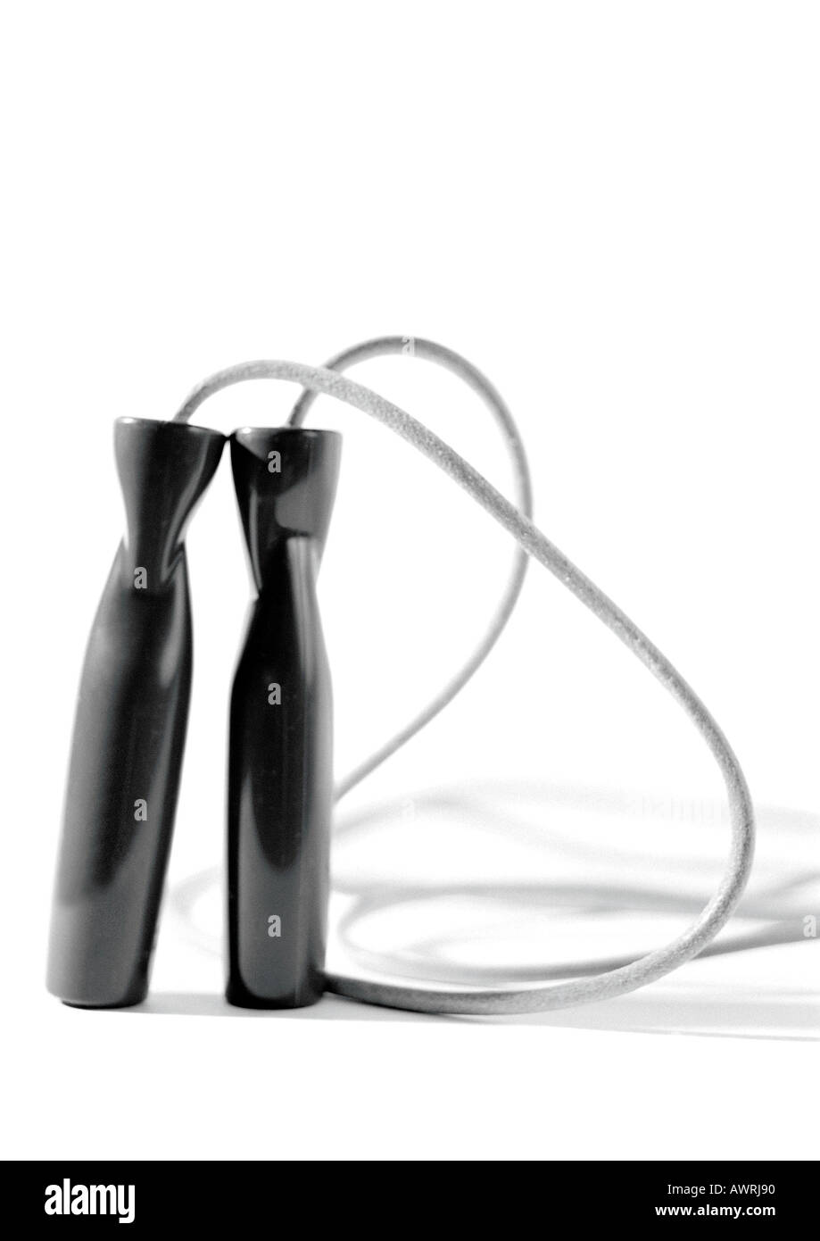 Jump rope, b&w Stock Photo - Alamy