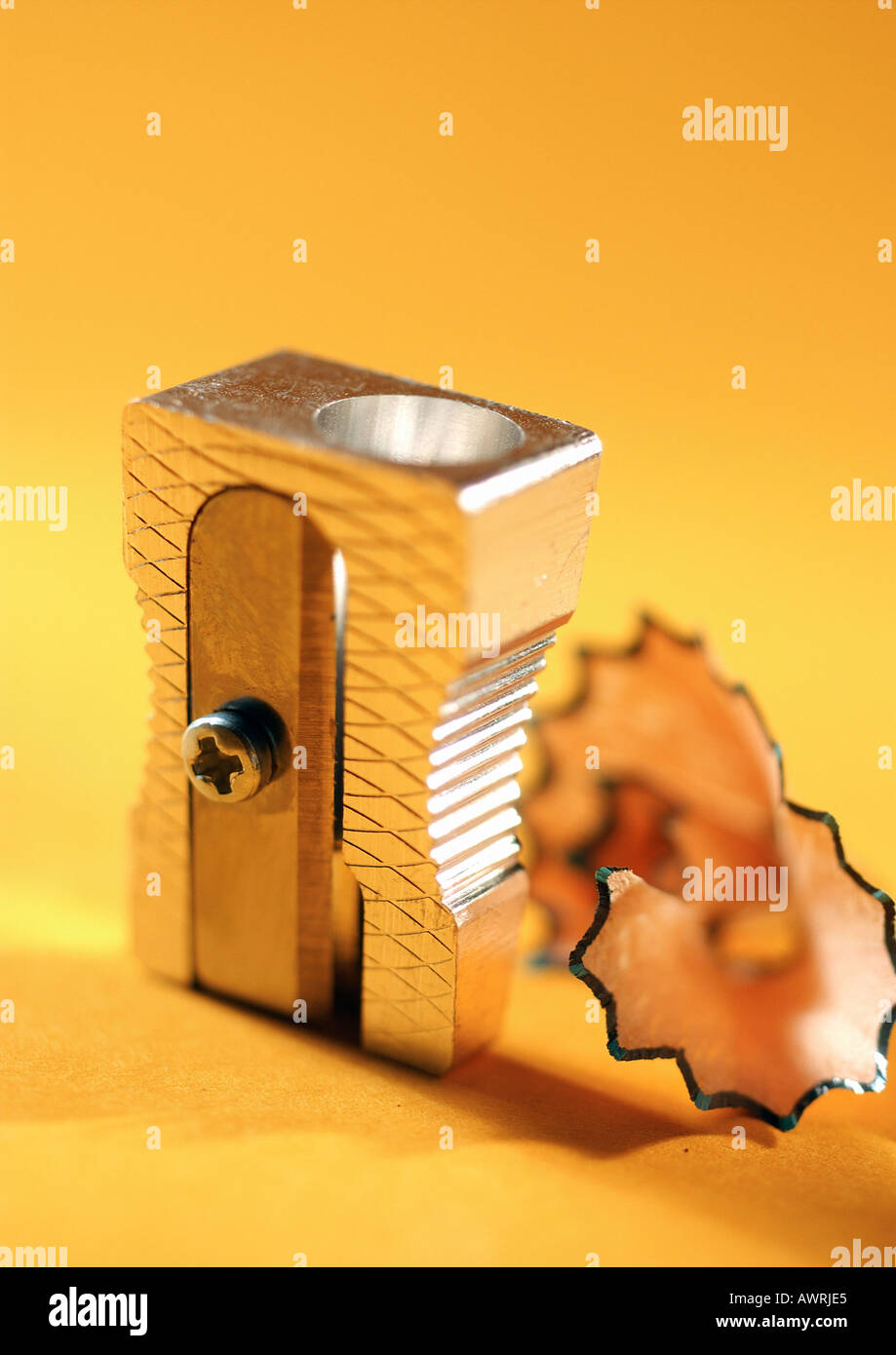 Metal pencil sharpeners hi-res stock photography and images - Alamy