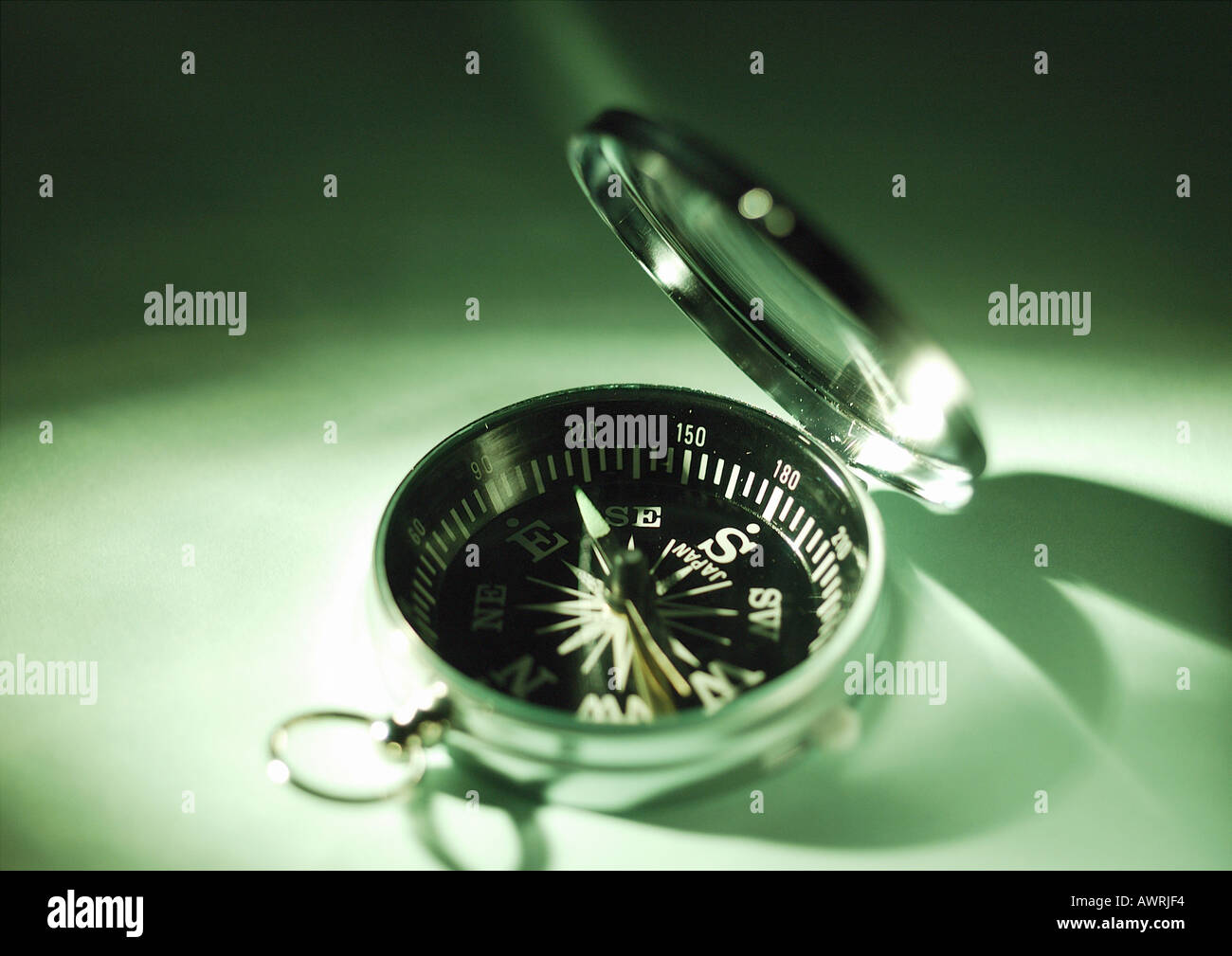 Opened compass hi-res stock photography and images - Alamy