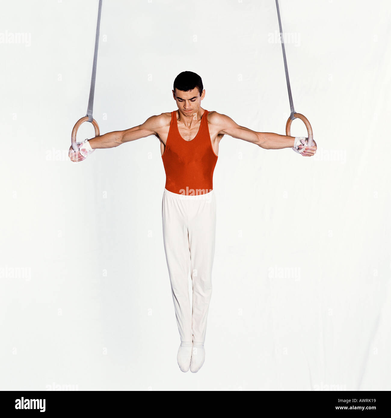 Gymnast rings hi-res stock photography and images - Alamy