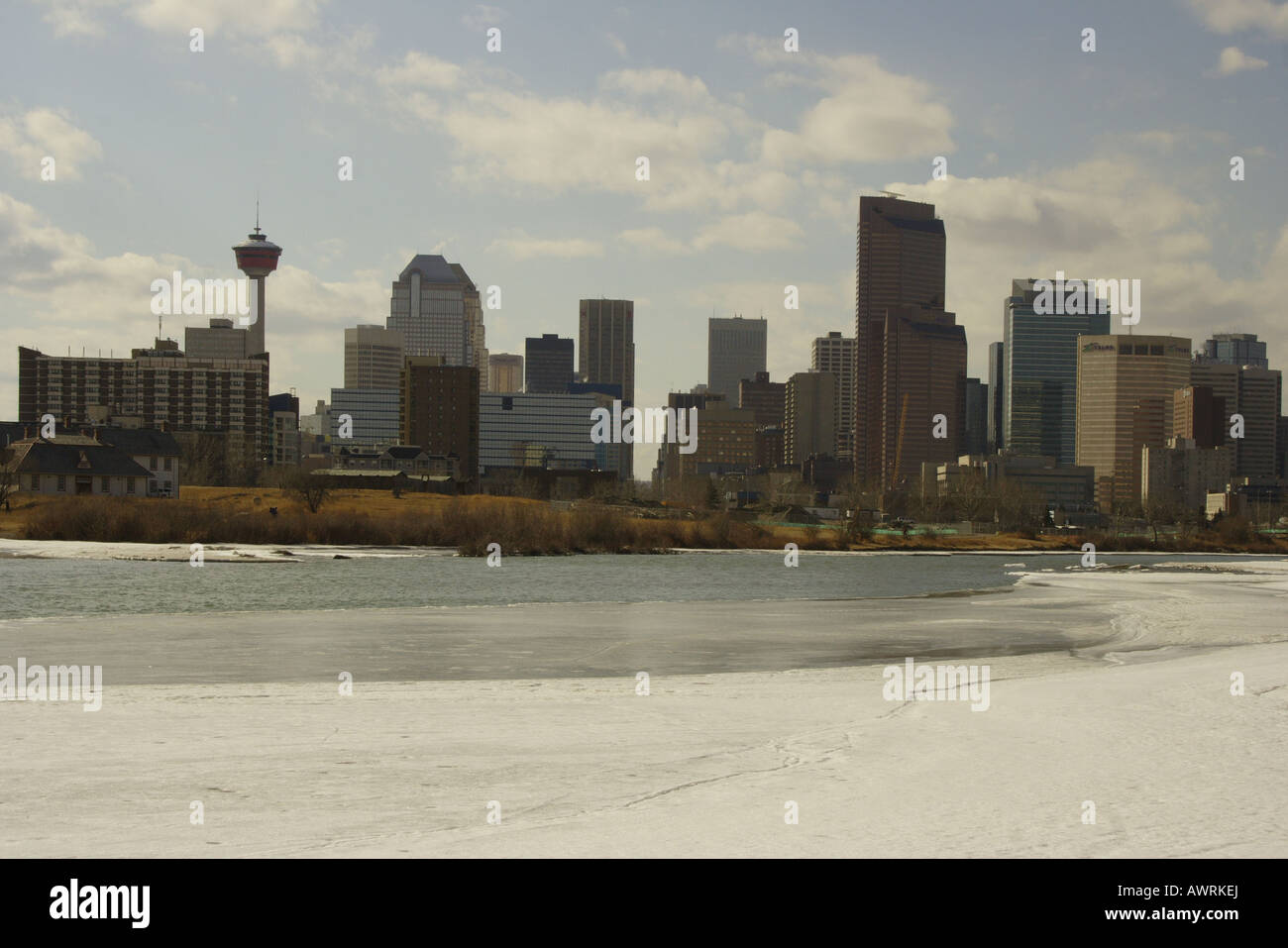 Downtown calgary river hi-res stock photography and images - Alamy