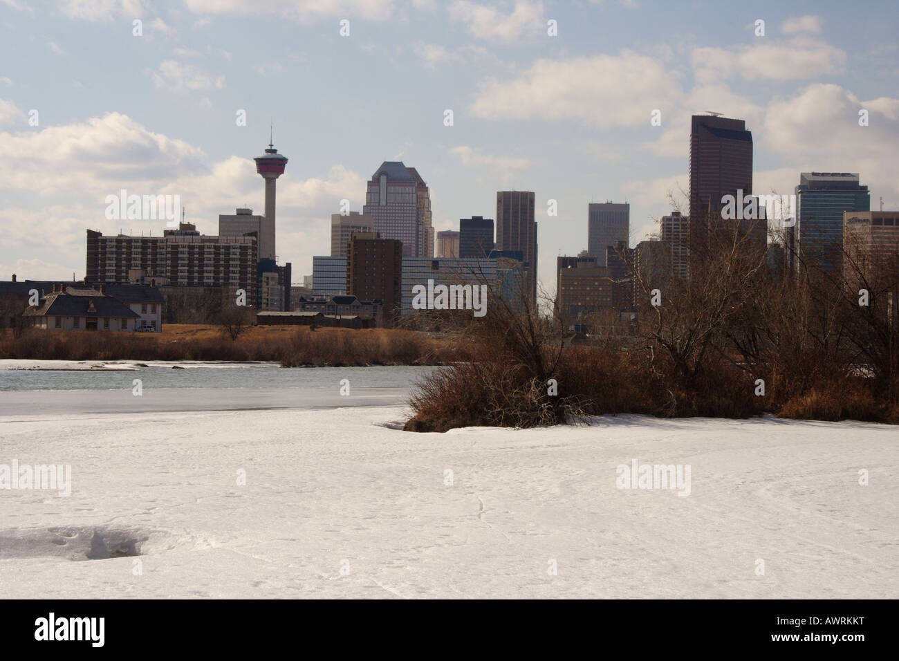 Calgary in winter, Alberta Stock Photo - Alamy