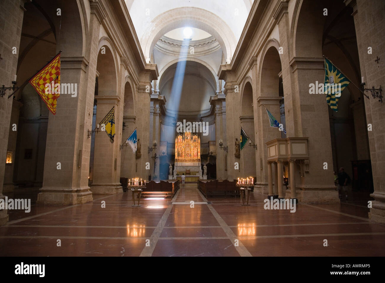 Taddeo di Bartolo s Assumption of the Virgin triptych circa 1401 inside the Duomo Montepulciano ...
