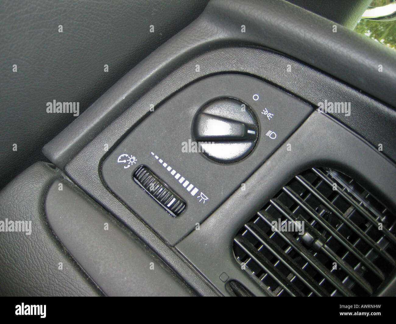 Ford Dashboard Head Light Switch Stock Photo - Alamy