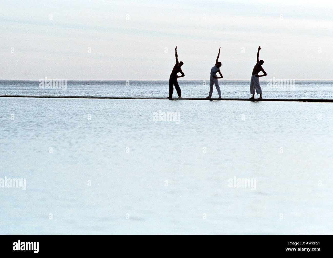 People standing on sea hi-res stock photography and images - Alamy