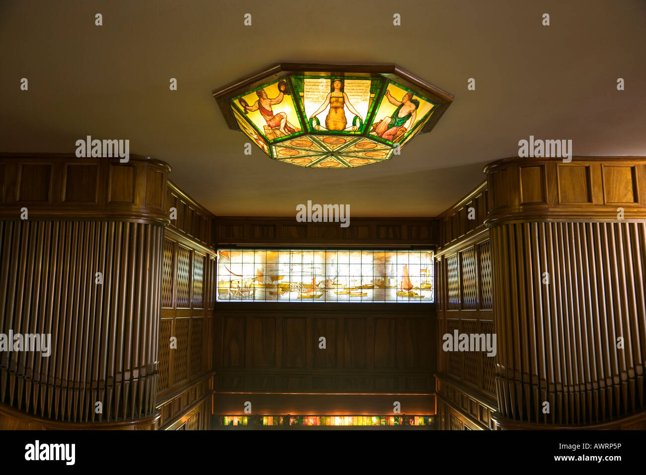 Organ room Rosario Resort San Juan Islands Orcas Island Washington, USA ...