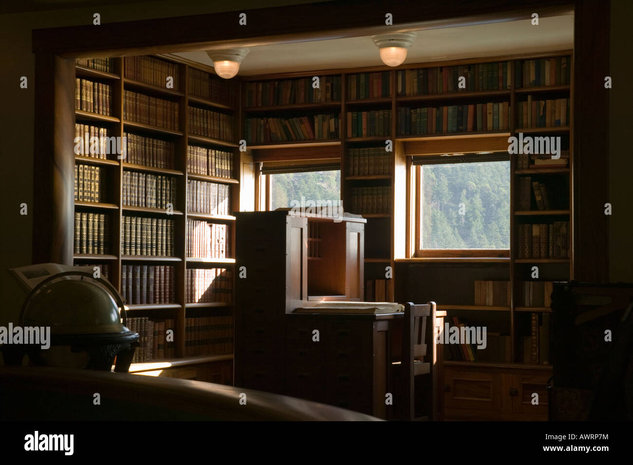 Library Rosario Resort San Juan Islands Orcas Island Washington, USA ...