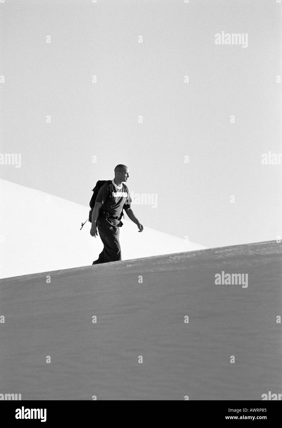 One foot from man Black and White Stock Photos & Images - Alamy